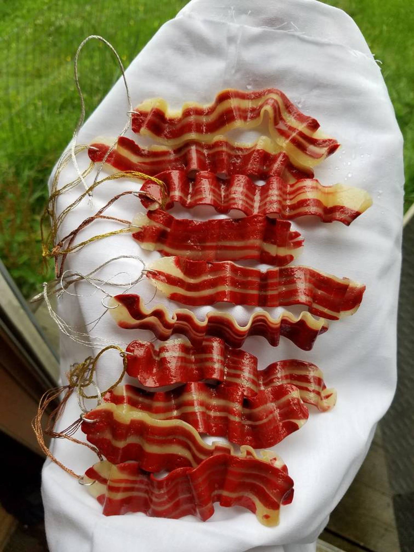 Bacon Ornament Polymer Clay 1-100 | Etsy
