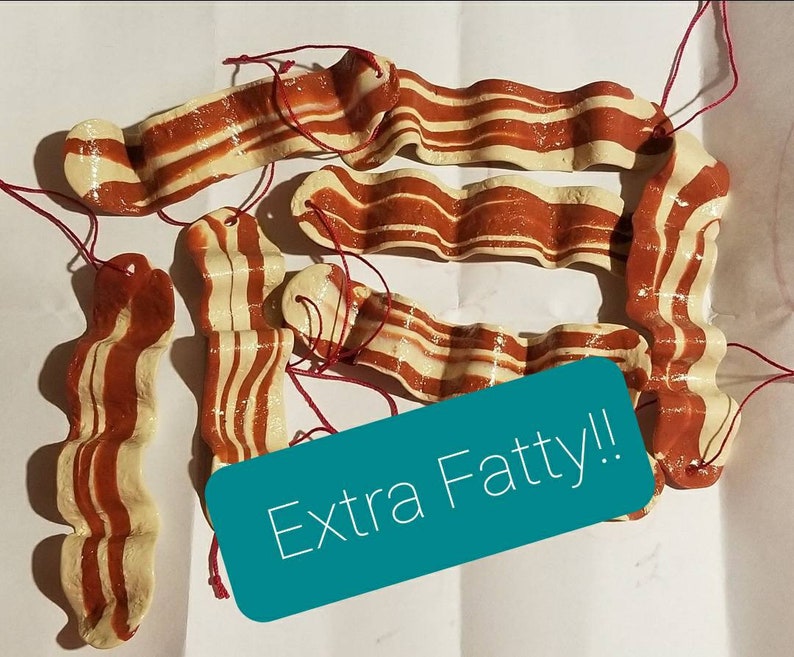 Bacon Ornament Polymer Clay 1-100 | Etsy