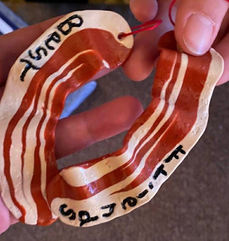 Bacon Ornament Polymer Clay 1-100 | Etsy