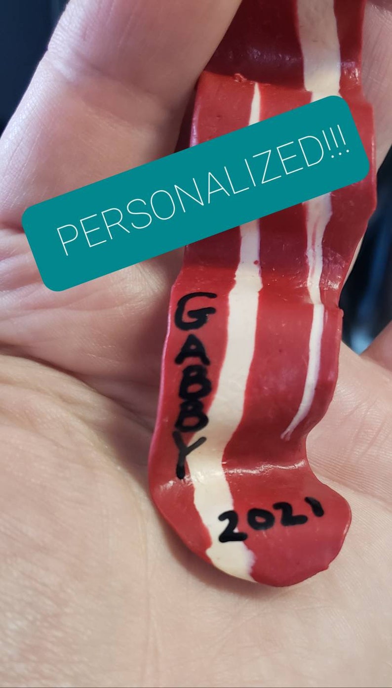 Bacon Ornament Polymer Clay 1-100 | Etsy