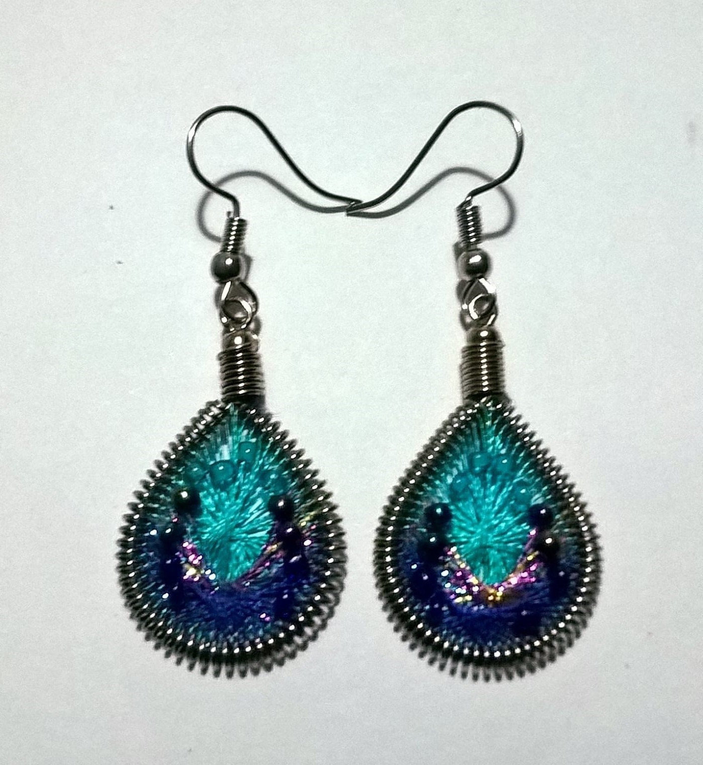 Peruvian Silk Thread Earrings - Etsy Canada