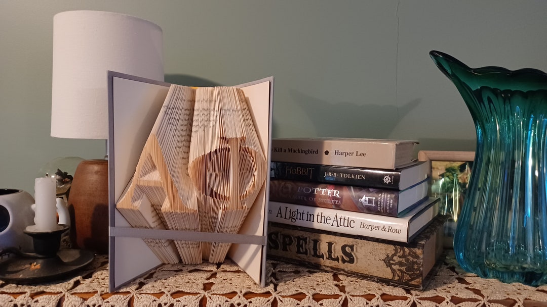 Greek Letters Folded Book Art. Sorority Sister, Fraternity, College ...