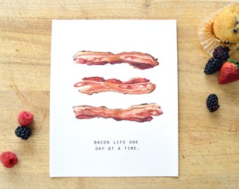 Bacon Art | Etsy