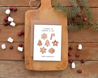 Christmas Cookies Holiday Card - Etsy