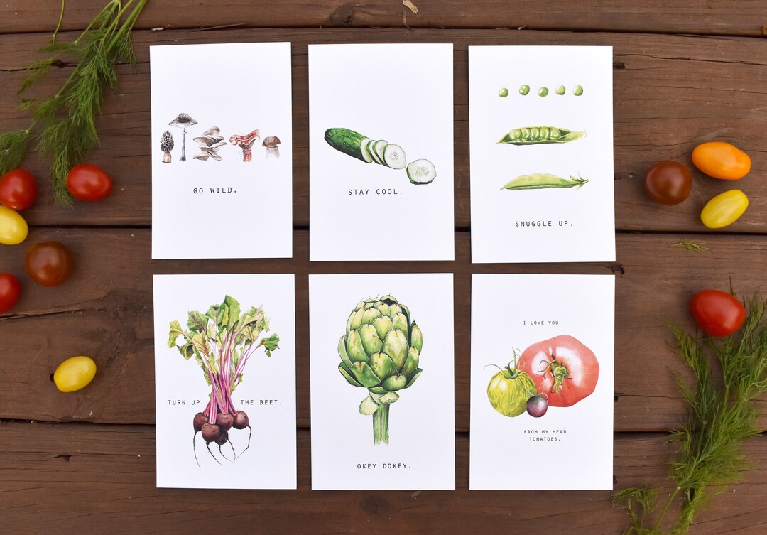 Vegetable Art Prints, Watercolor Vegetable, Vegetable Print Set ...