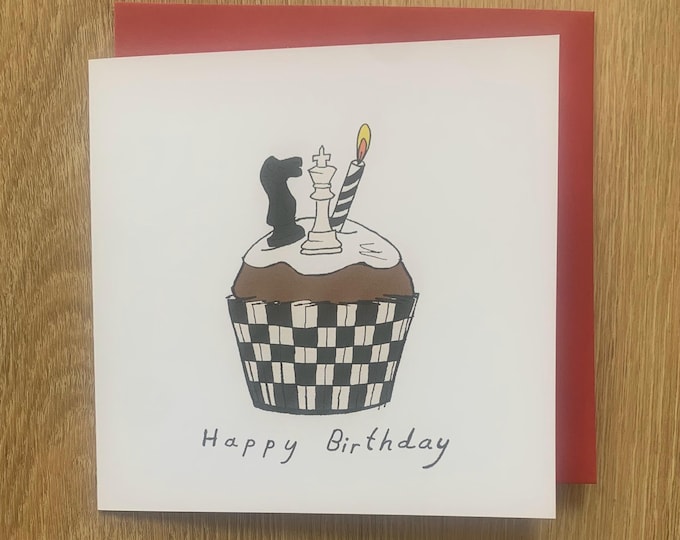 Chess Card, Greetings Card for a Chess Player, Chess Birthday Card ...