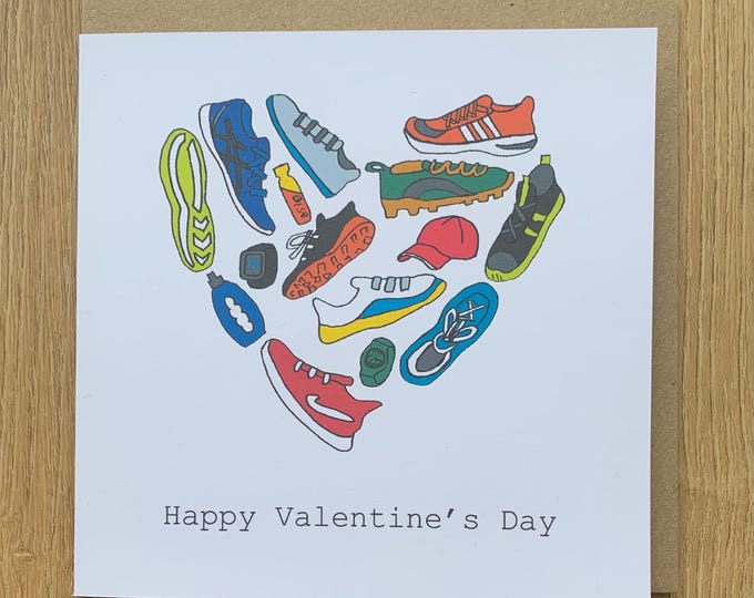 Card for a Runner - Galentine's Days, Friend, Best Friend, Running BFF ...