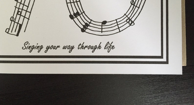 50th Birthday Card /music Card/ Singing Card/ Fithy - Etsy