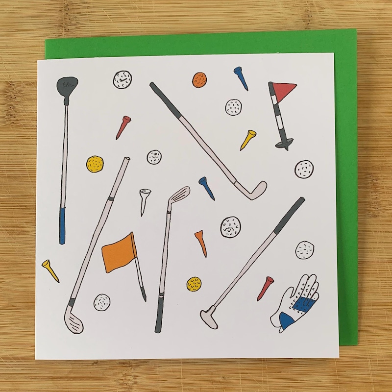 Golf Card - Etsy