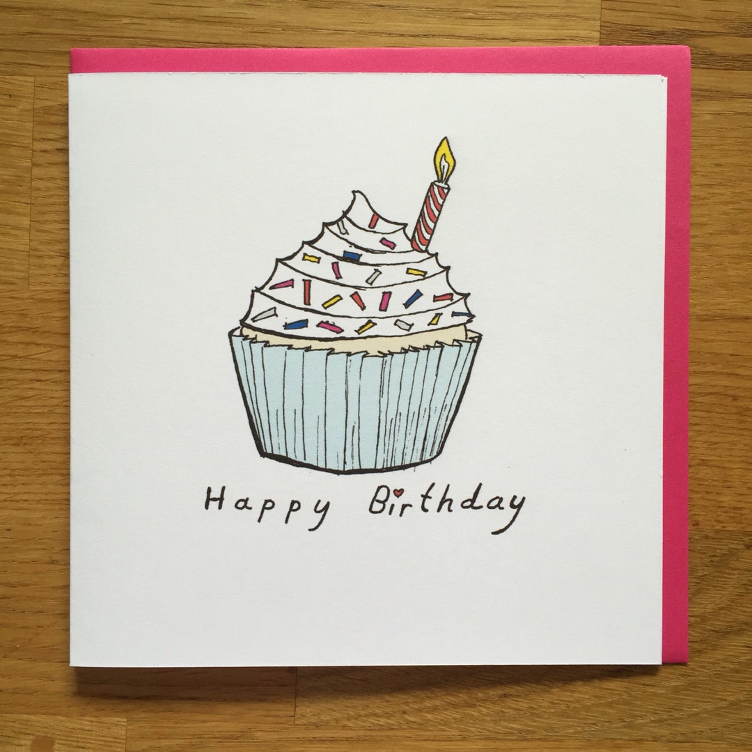 Greetings Card Birthday Card / Comedy/ Novelty/ Funny / Humour /cupcake ...