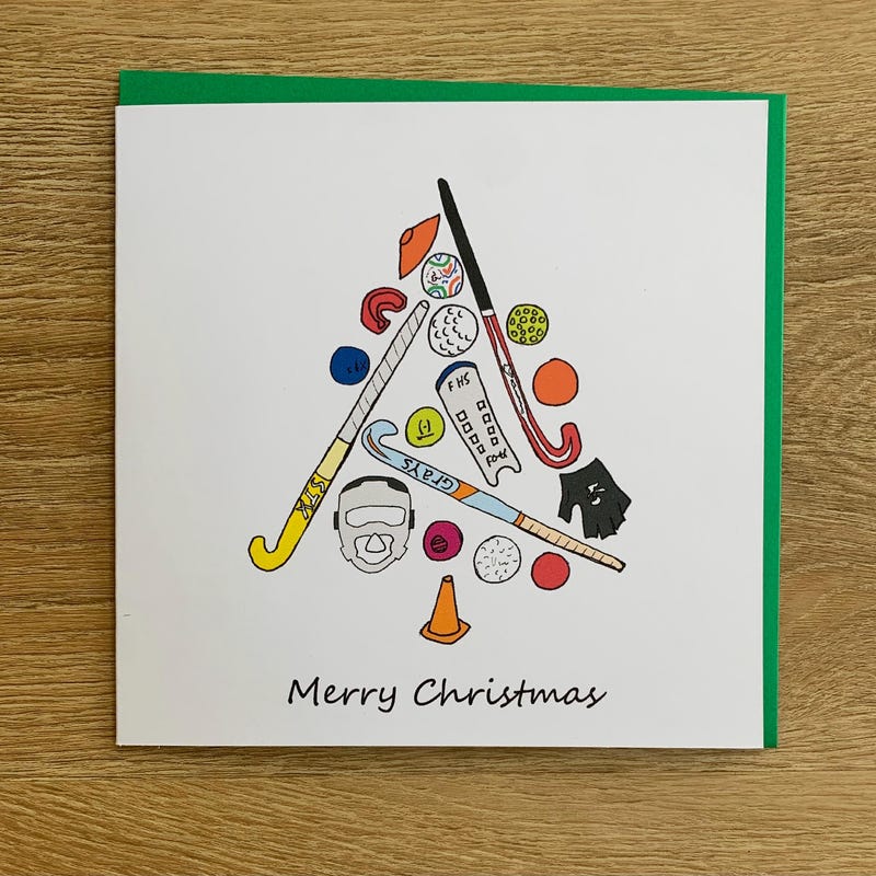 Hockey Christmas Coach - Etsy UK