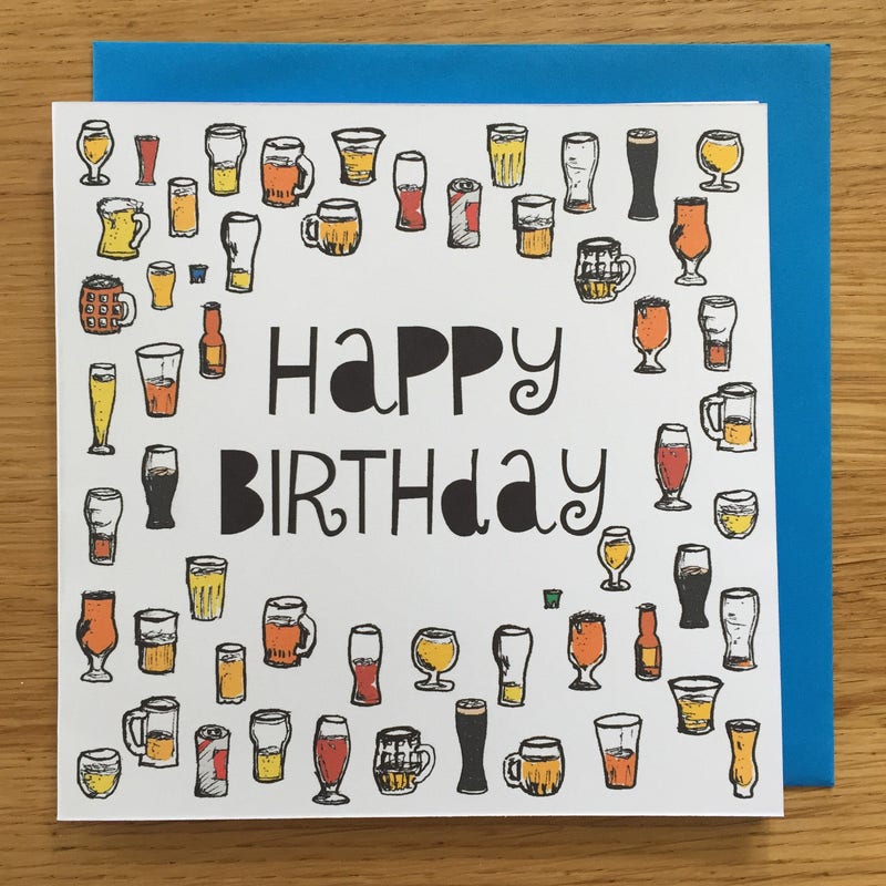 Happy Birthday Beer - Etsy
