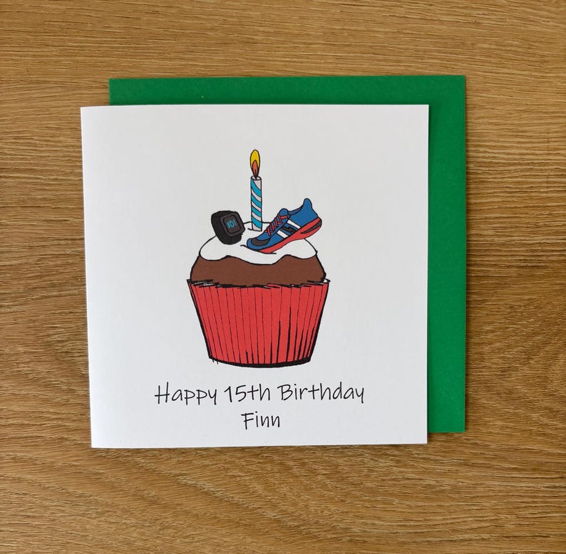 Personalised Runner Birthday Card, Run Happy Birthday Cards, Jogging ...