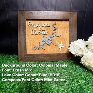 Simple Grand Lake Map - Etsy