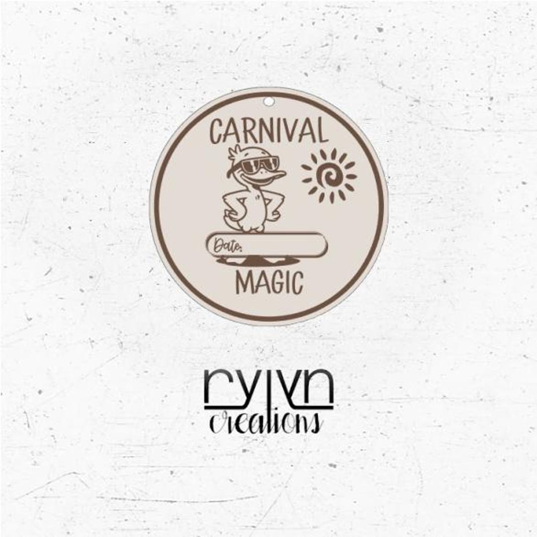 Carnival Magic Cruise Duck Token - Digital File Only! - Etsy