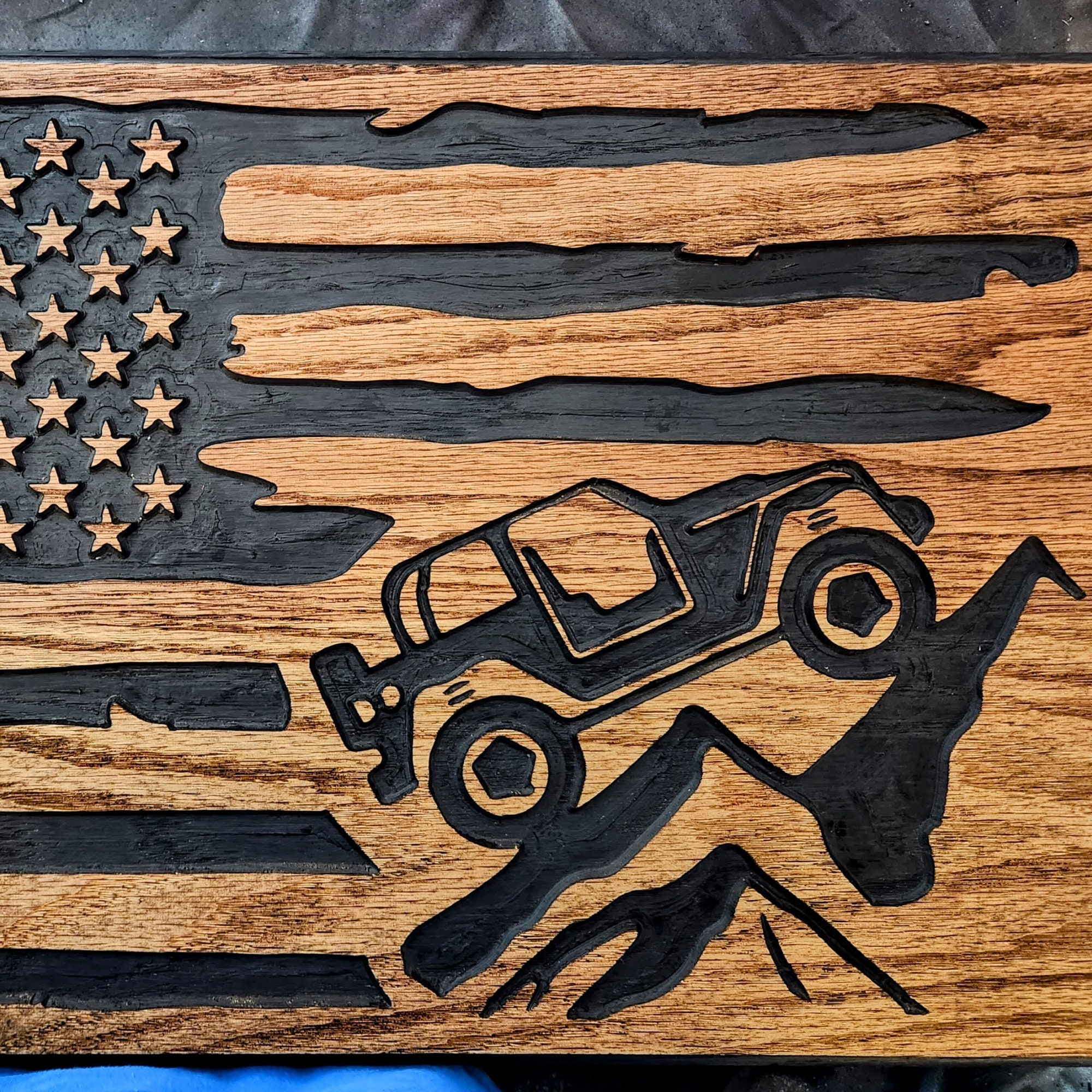 Jeep American Flag - Etsy