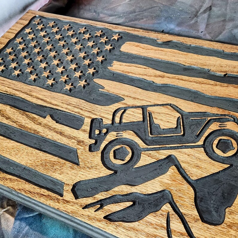 Jeep American Flag - Etsy