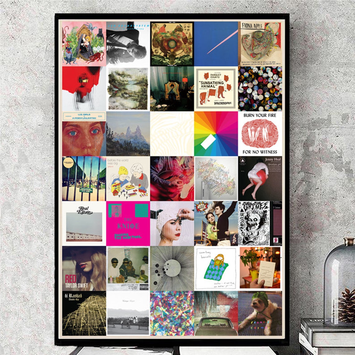 2010 s Album Covers Best Music Albums Of The 2010s Etsy UK