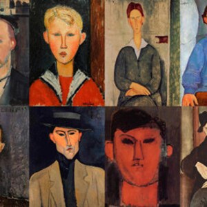 Amedeo Modigliani Men Portraits From 1910s / Modigliani's Set of 36 Men ...