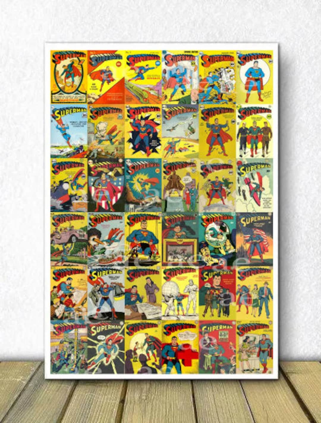 Superman Comics Collection / Covers From 1940s / DC Comics / First 36 ...