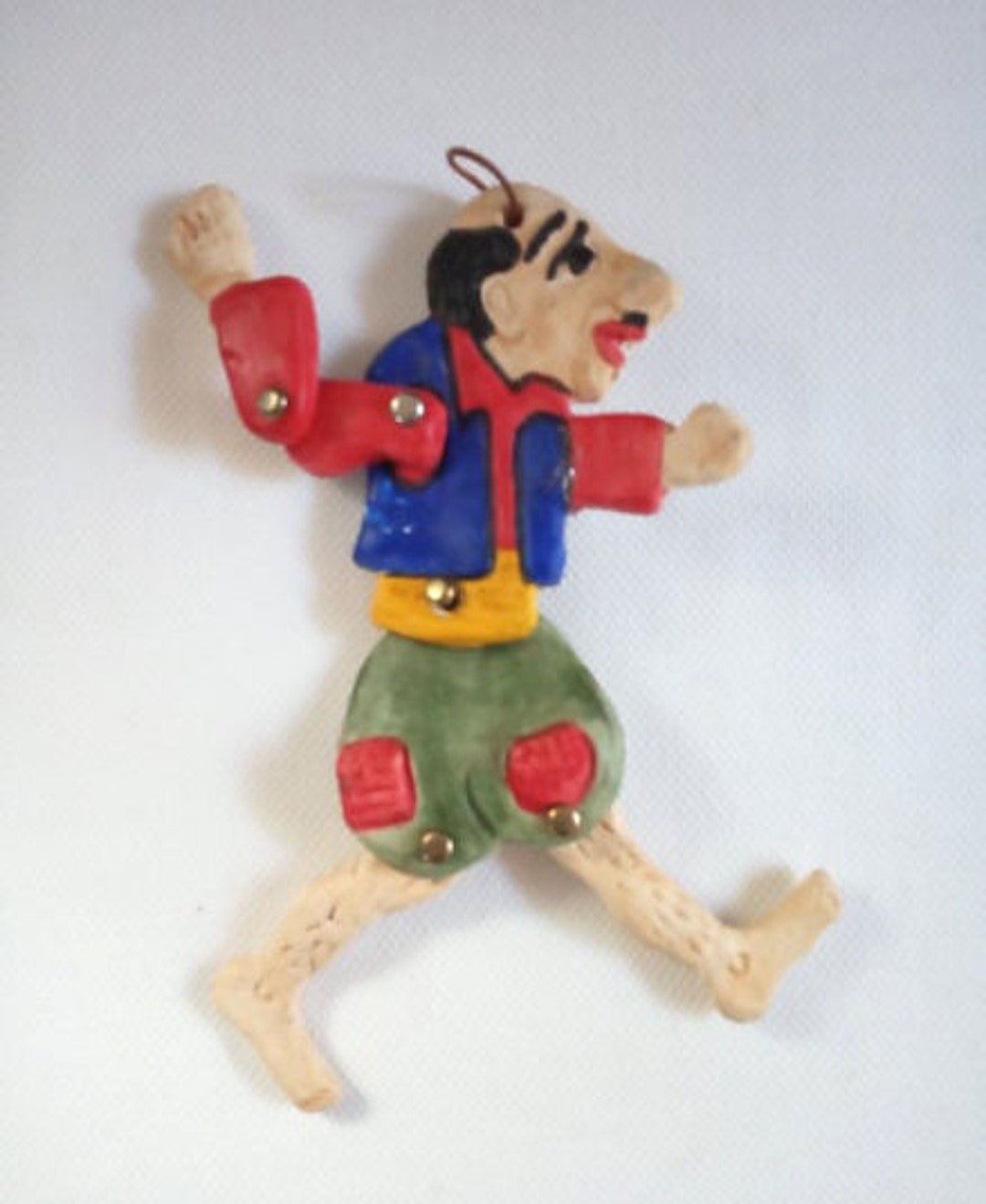 Vintage Karagiozis Ceramic Puppet: Greek Folklore Collectable - Etsy