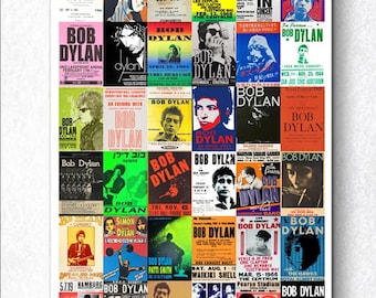 Bob Dylan FIRST CONCERT EVER! 1961 Concert Poster Music History! New ...