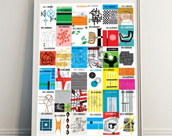 Modern Architecture Poster | Etsy