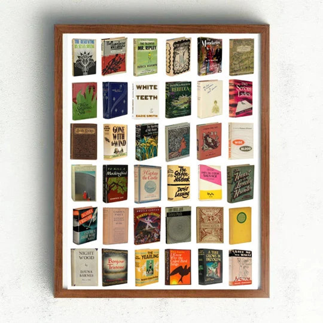 Women Writers Poster - First Editions Poster - Literary Poster - Book ...