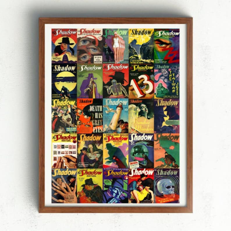 Pulp Magazine / Shadow Magazine Covers From 1930s-1940s / Vintage Noir ...