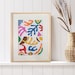Henri Matisse Style Cutout Collage Handmade / Abstract Shapes ...