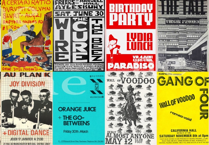 Post Punk New Wave Poster / Concert Posters 1978-86 / Music Print ...