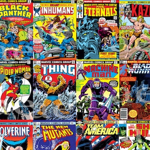 Marvel Comics Poster / First Issues / Collection of Comics / Silver Age ...