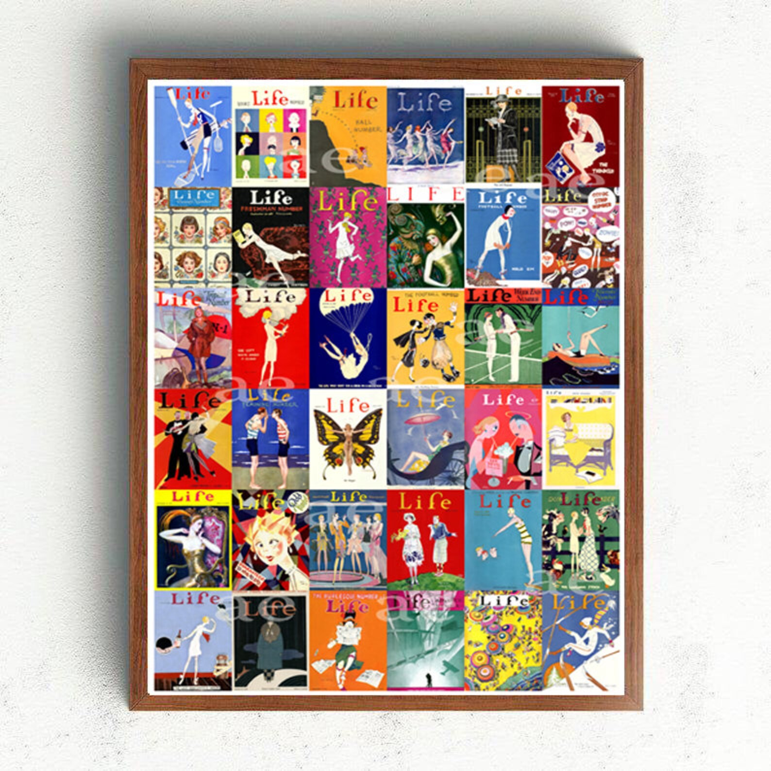 Vintage Life Magazine Covers From 1910s-1920s / Art Deco Poster ...