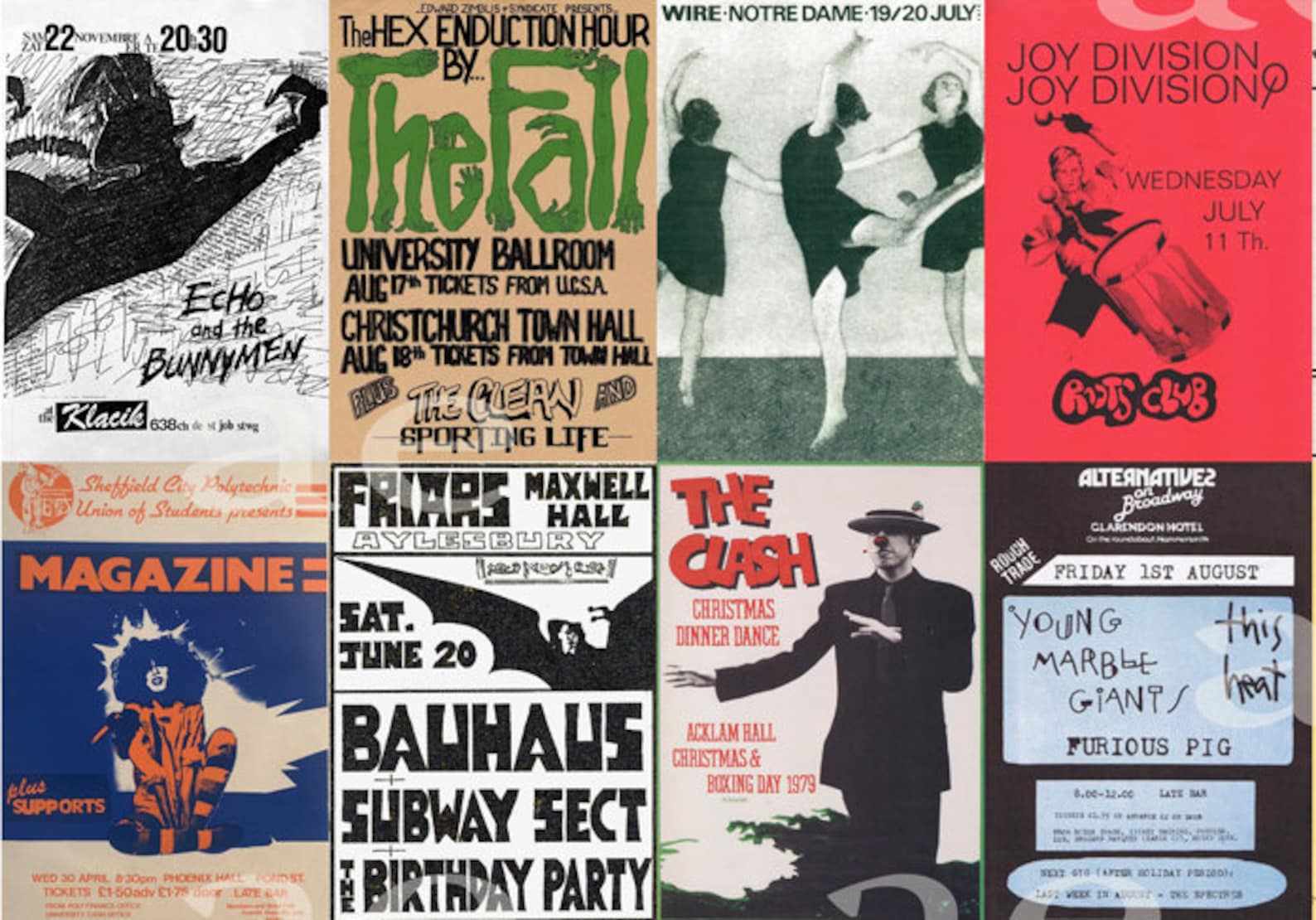 Post Punk New Wave Poster / Concert Posters 1978-86 / Music Print ...