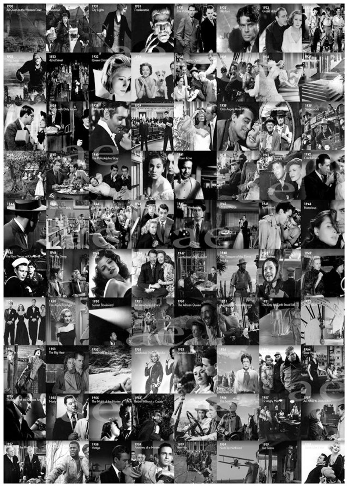 Best 80 Films From 1930s to 1950s | Old Hollywood / Classical Hollywood ...