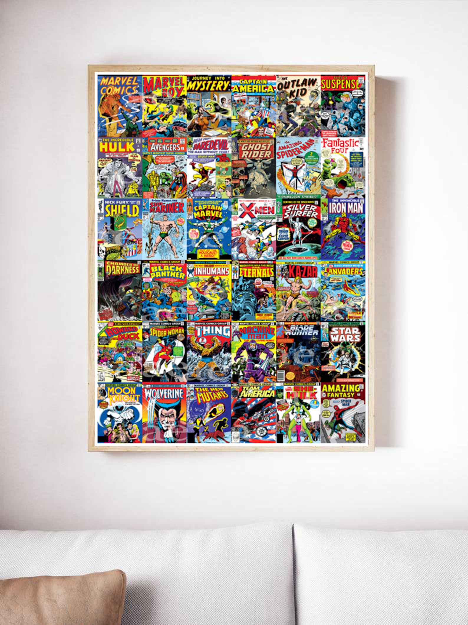 Marvel Comics Poster / First Issues / Collection of Comics / - Etsy