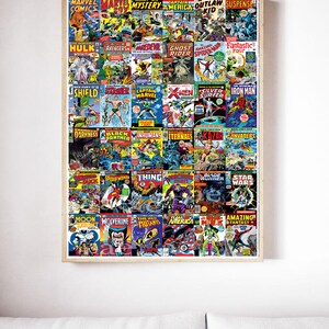 Marvel Comics Poster / First Issues / Collection of Comics / Silver Age ...