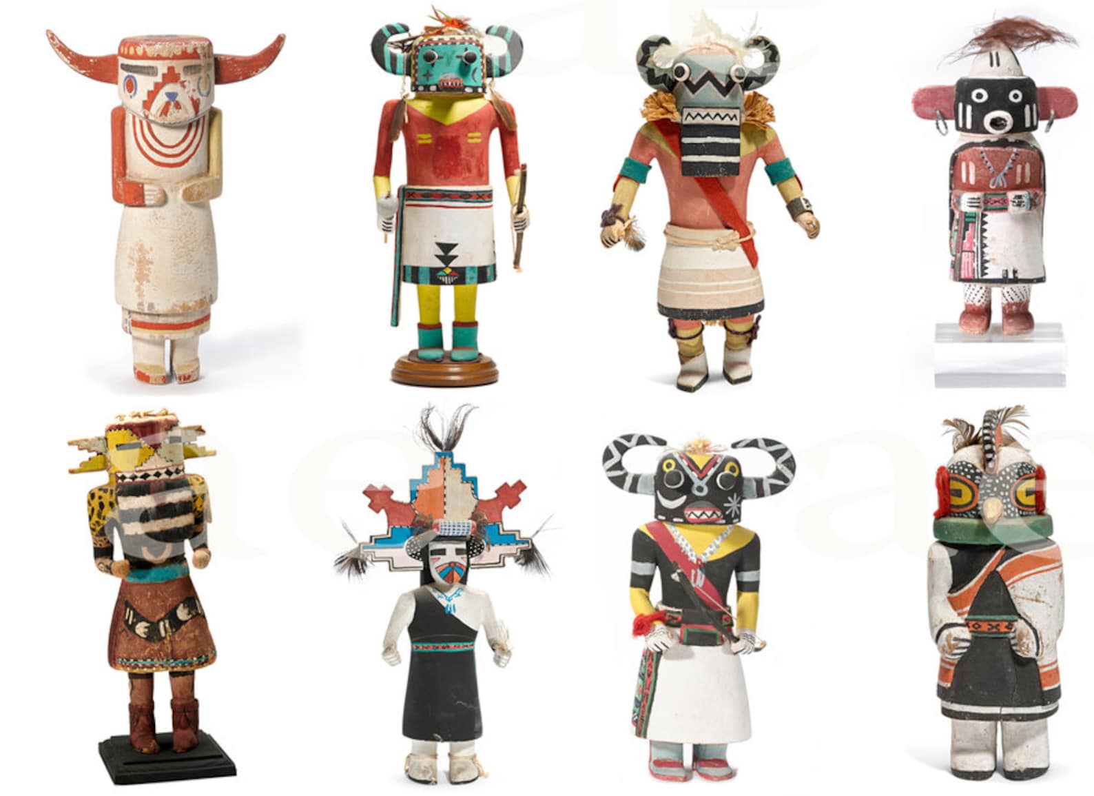 Hopi Kachina Dolls Poster / Hopi Katsina Vintage Collection / Native ...