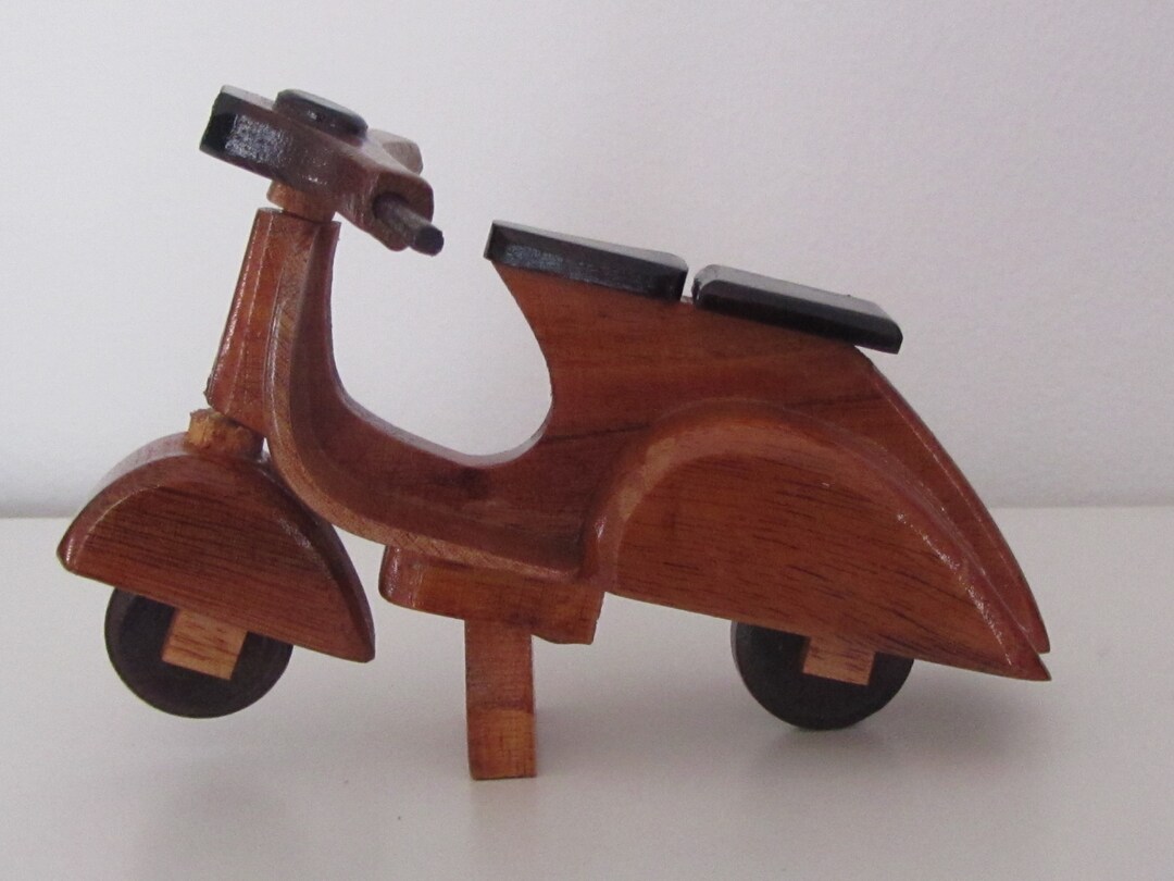 Wooden Vespa Scooter Toy: Active Play Gift - Etsy