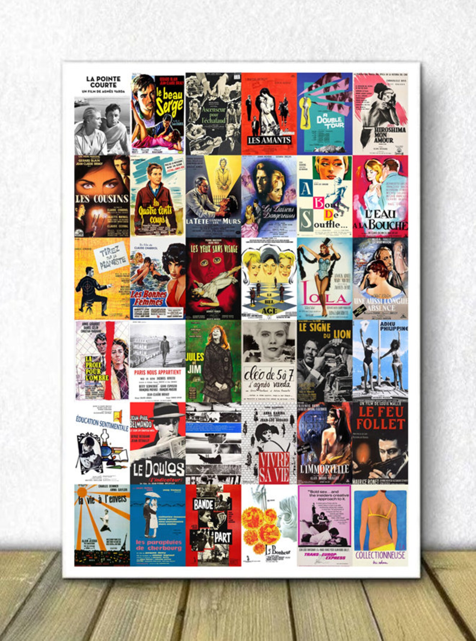 French New Wave Movie Posters Collection, 1955-1967 / Poster Art Print ...