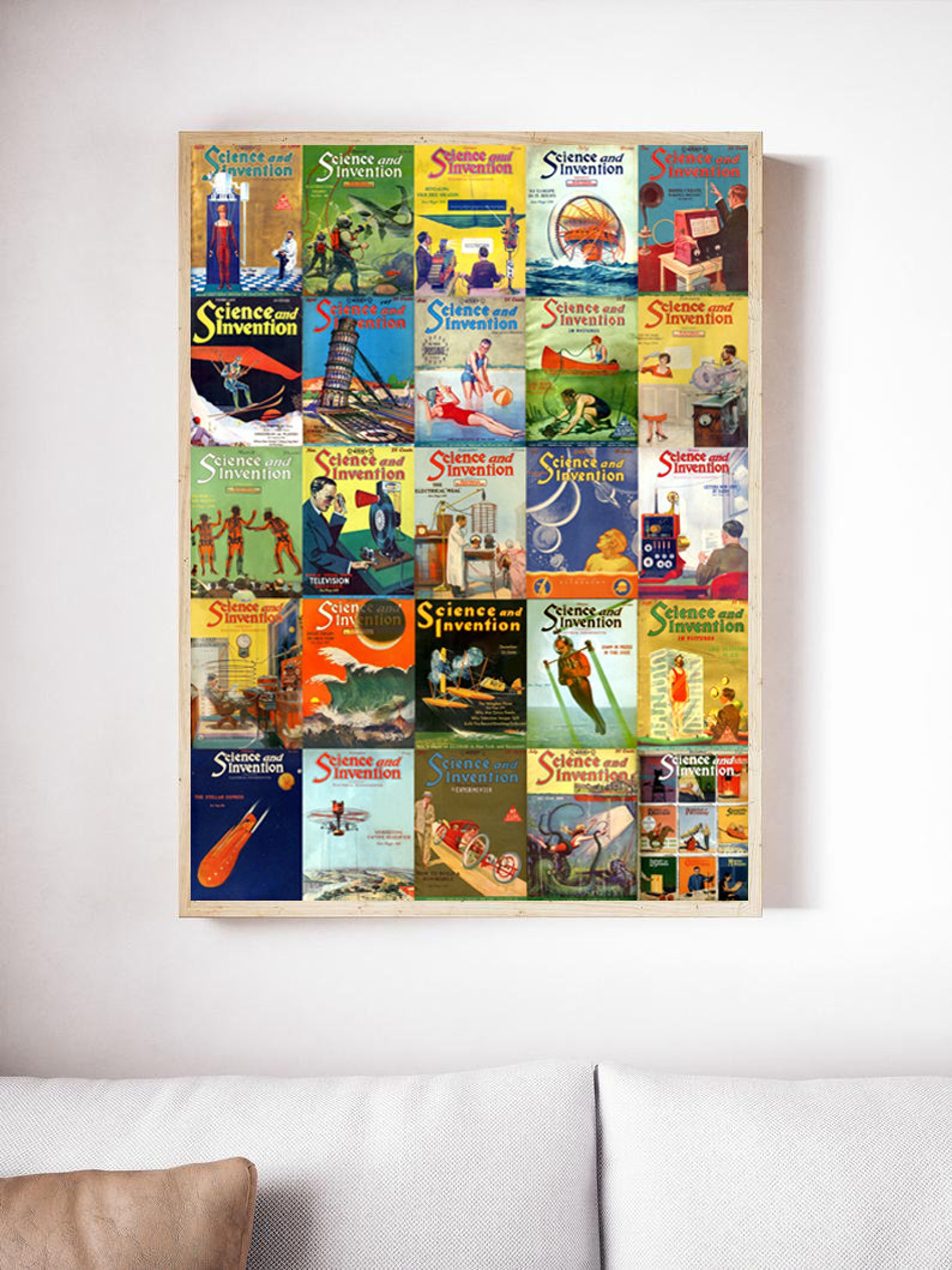 Retro Poster / Science and Invention Magazine / Covers From 1920s-1930s ...