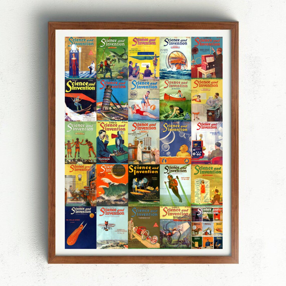 Retro Poster / Science and Invention Magazine / Covers From 1920s-1930s ...