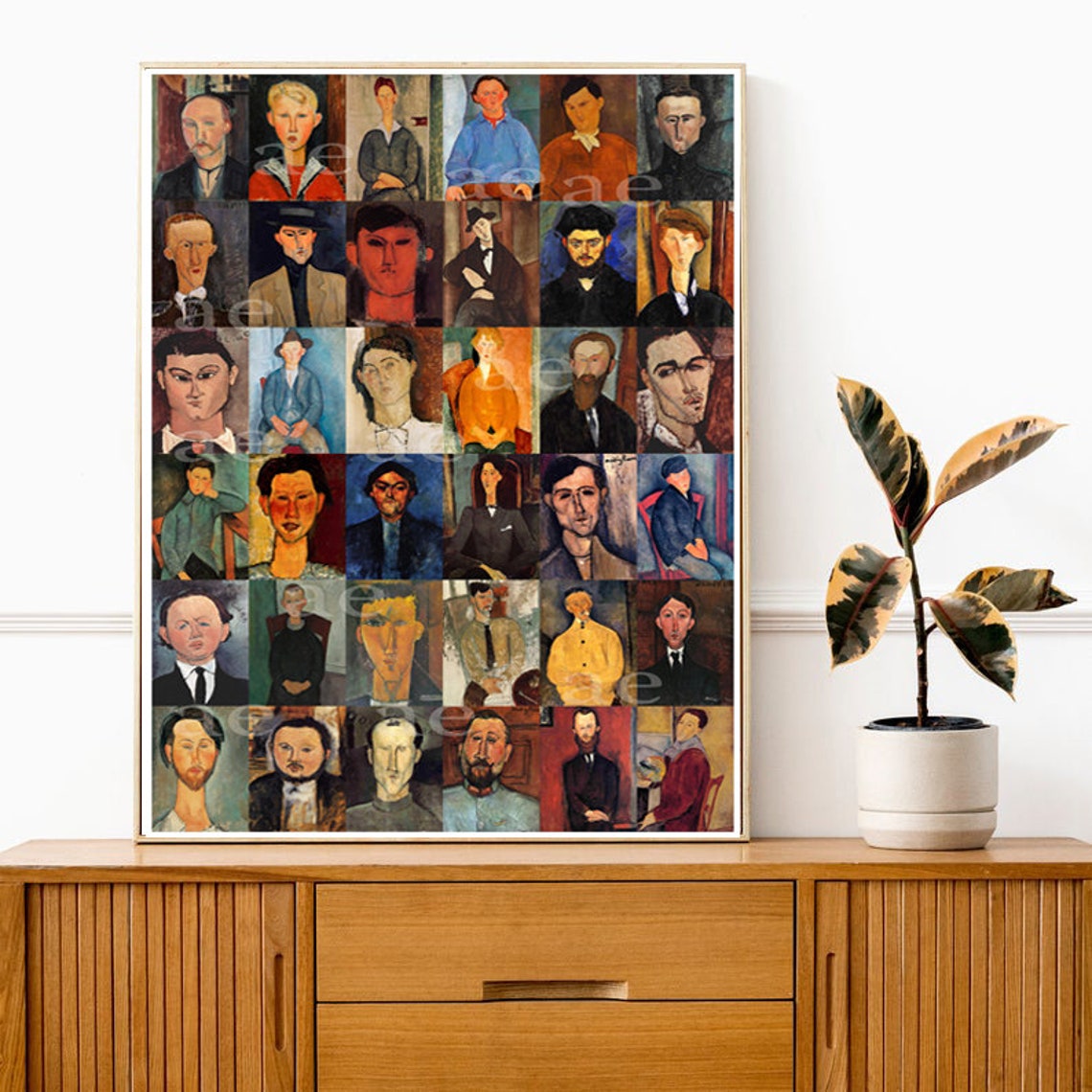 Amedeo Modigliani Men Portraits From 1910s / Modigliani's Set of 36 Men ...