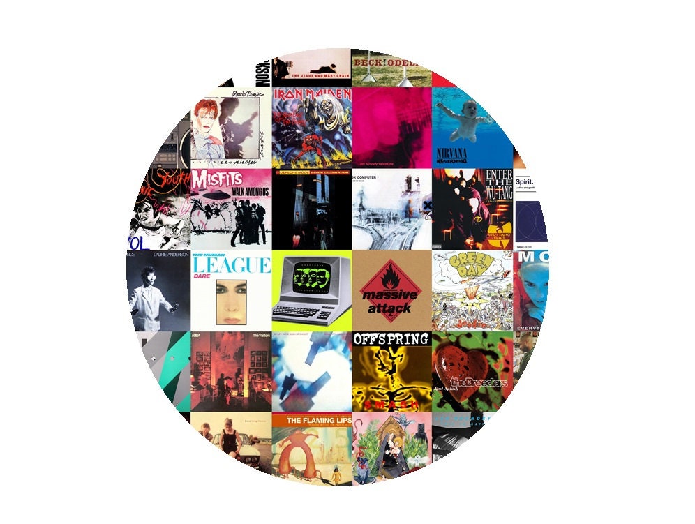 Best 140 Music Albums From 1980s to 2010s / Music Print Rock Music ...