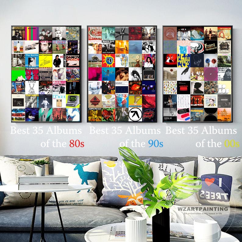 1990's Album Covers Best Music Albums of the 90s Best - Etsy