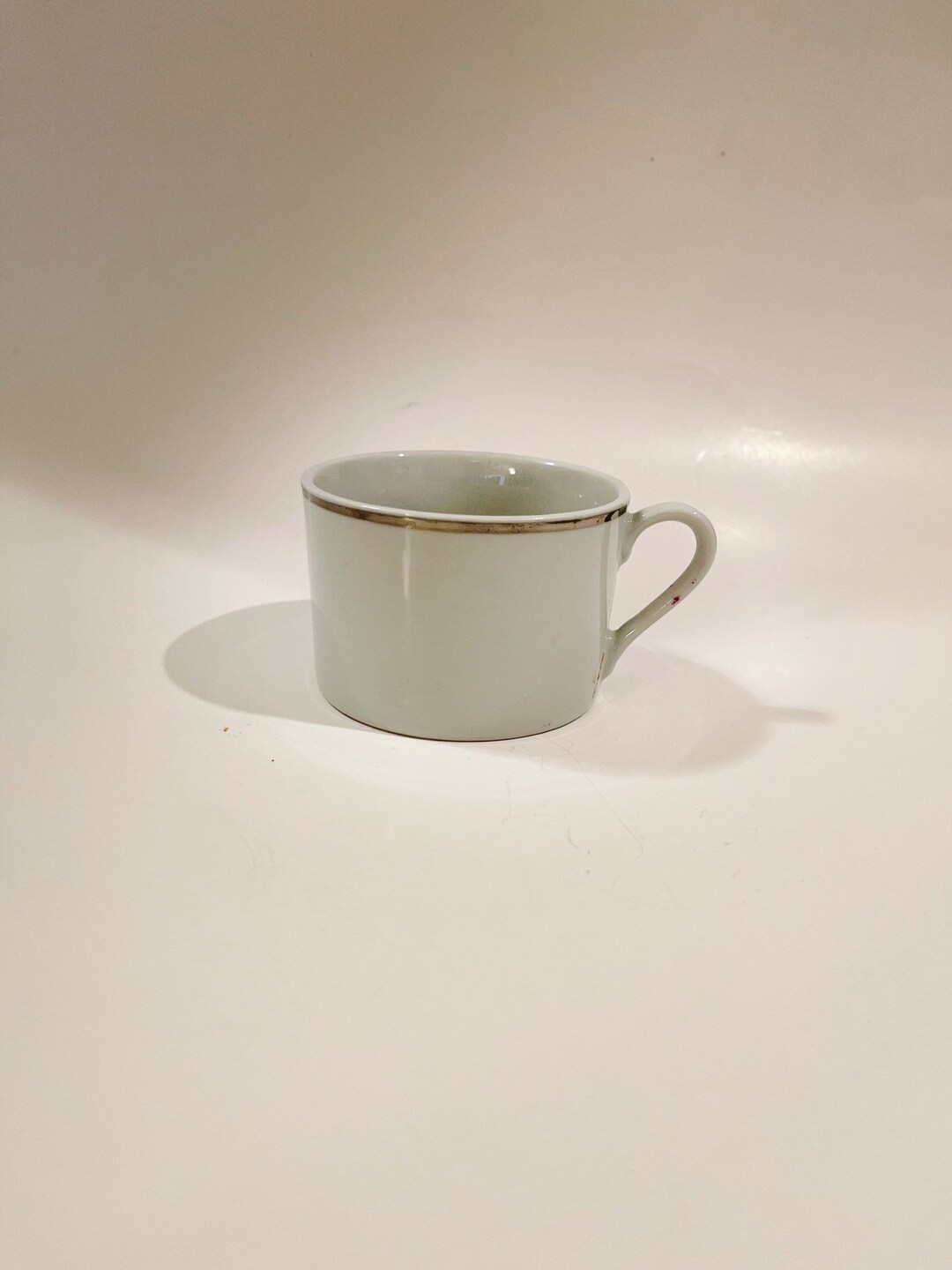 Vintage G Elite Coffee Cup: Platinum & Silver Trim - Etsy