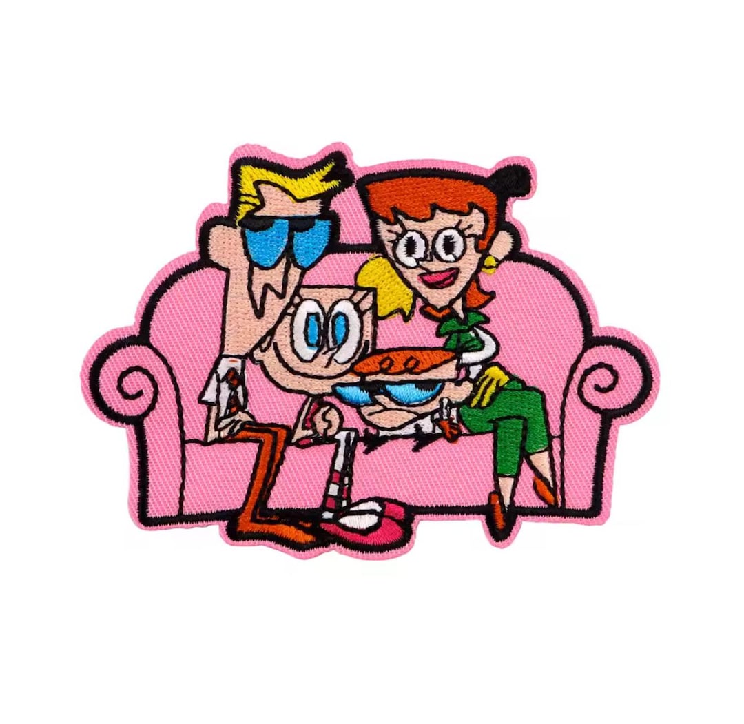 Dexter’s Laboratory Family Embroidered Patch Cartoon Network Iron on ...