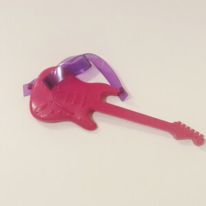Barbie Doll Rock Star Pink Guitar Barbie Musical Instrument Mattel Toys ...