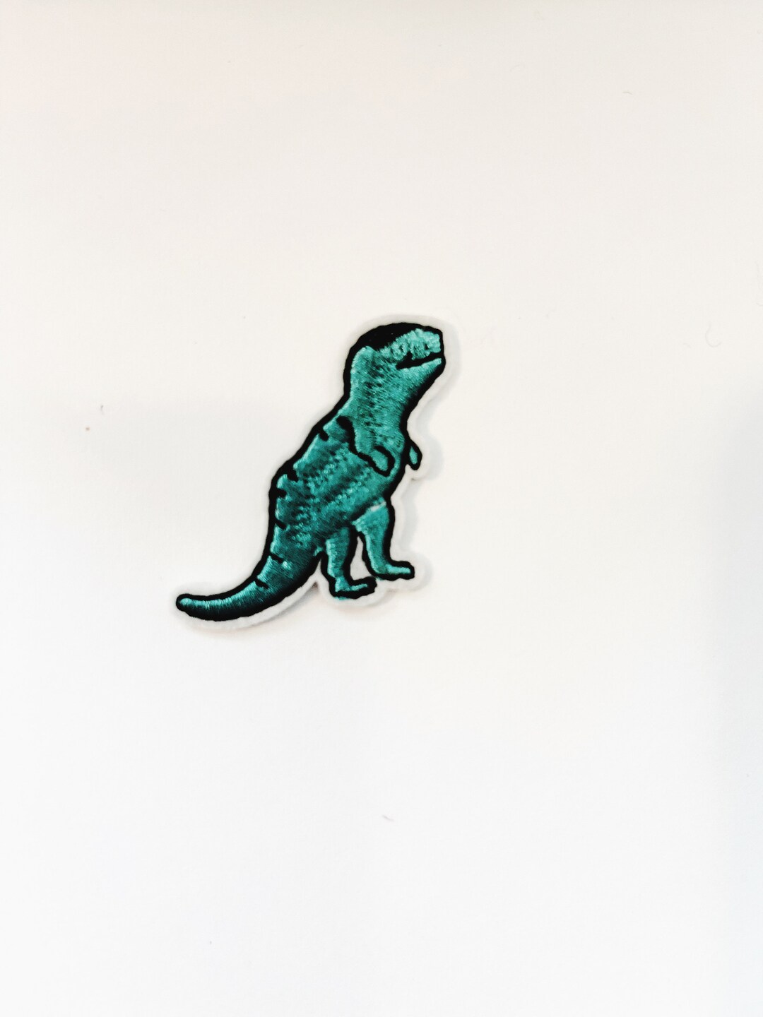Small Dinosaur Patch T Rex Patch Dino Patch Teal Green Dinosaur Applique Patch - Etsy