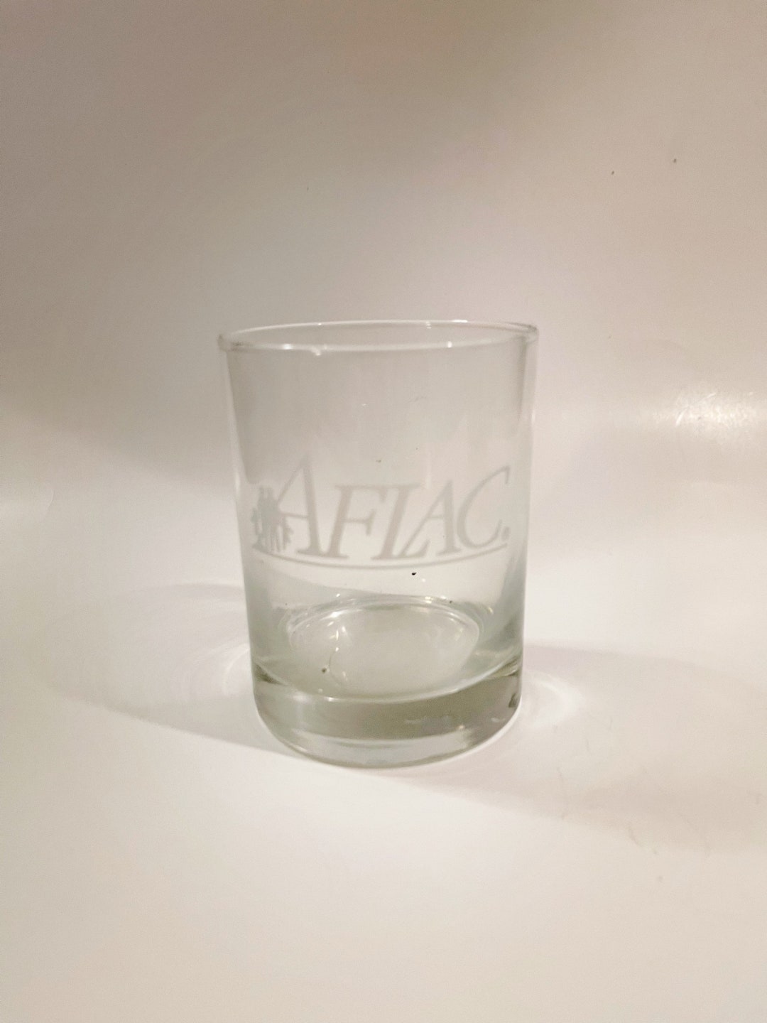 Aflac Drinking Glasses White Logo Aflac Insurance Glass Cup Whiskey ...